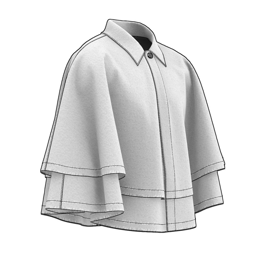 Inverness Cape Sewing Pattern PDF – mascultory