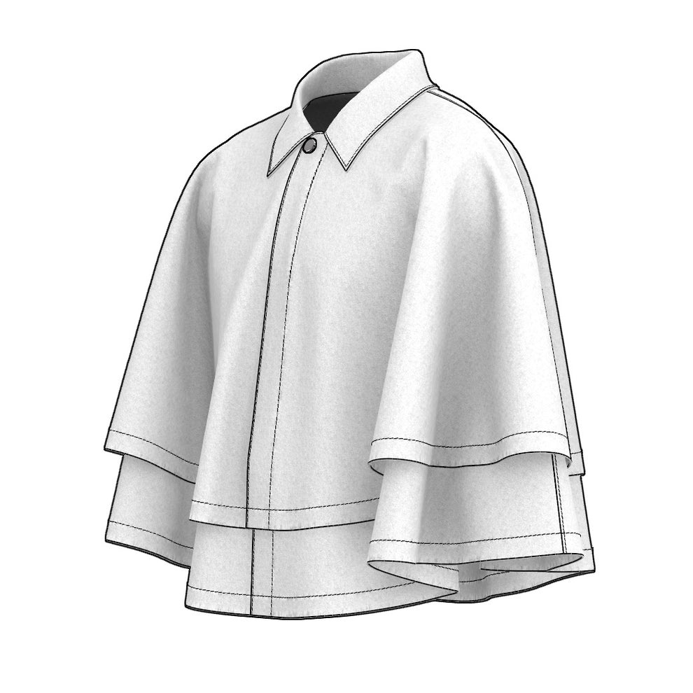 Inverness Cape Sewing Pattern PDF – mascultory