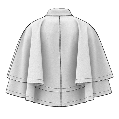 Inverness Cape Sewing Pattern PDF – mascultory