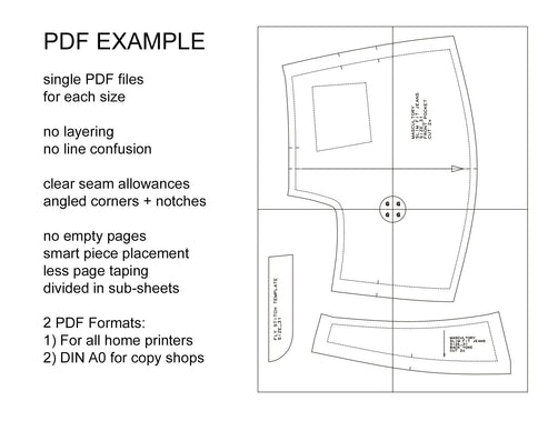 Flared Jeans / Bootcut Pants Sewing Pattern PDF for men – mascultory