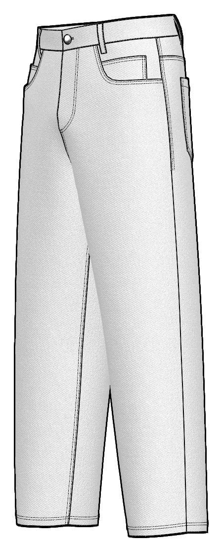 Baggy Jeans sewing pattern pdf for men – mascultory