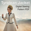 Tyrolean Folklore Jacket Sewing Pattern PDF – mascultory